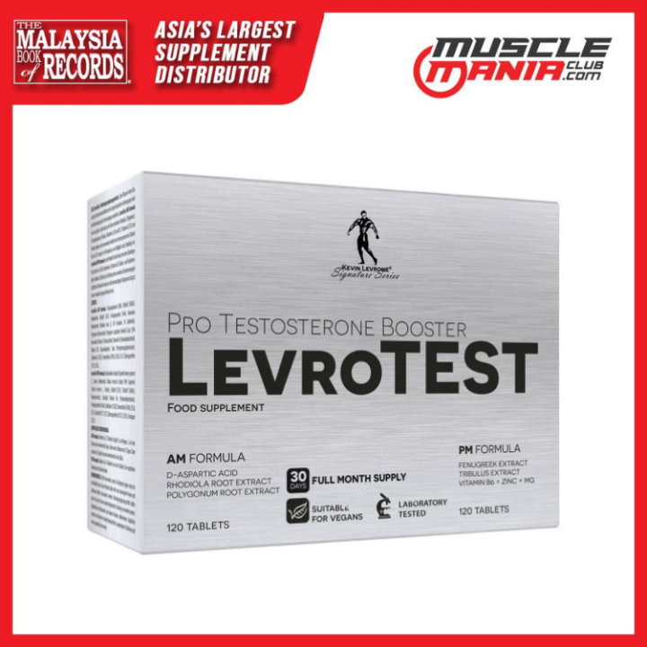 Kevin Levrone LevroTest AM/PM (120’s x 2) Natural Test Booster Improve ...