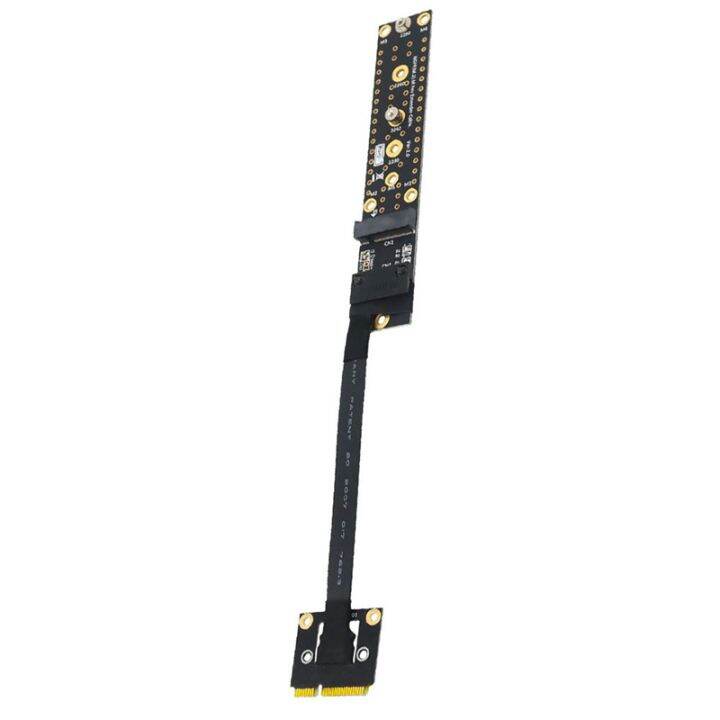 Mini PCIe Male to Key M Female Adapter Cable 20cm Support M.2 Key M SSD ...