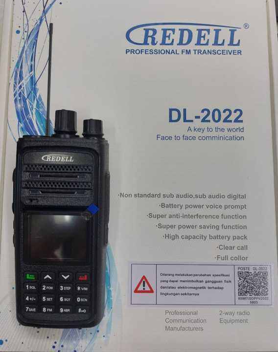 HT HANDY TALKIE REDELL DL-2022 TRI BAND | Lazada Indonesia