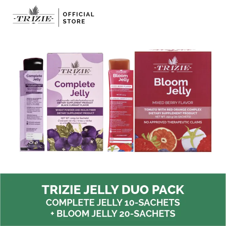 TRIZIE Jelly Duo Pack: Complete Jelly (10g x 10 sachets) and Bloom ...
