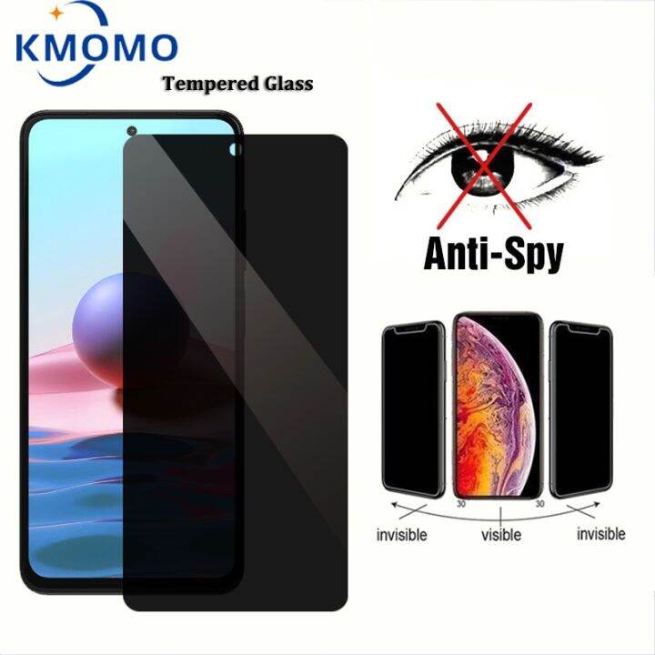 Anti-Spy Privacy Tempered Glass Xiaomi Redmi Note 12 4G + 11 Pro 5G 11s ...