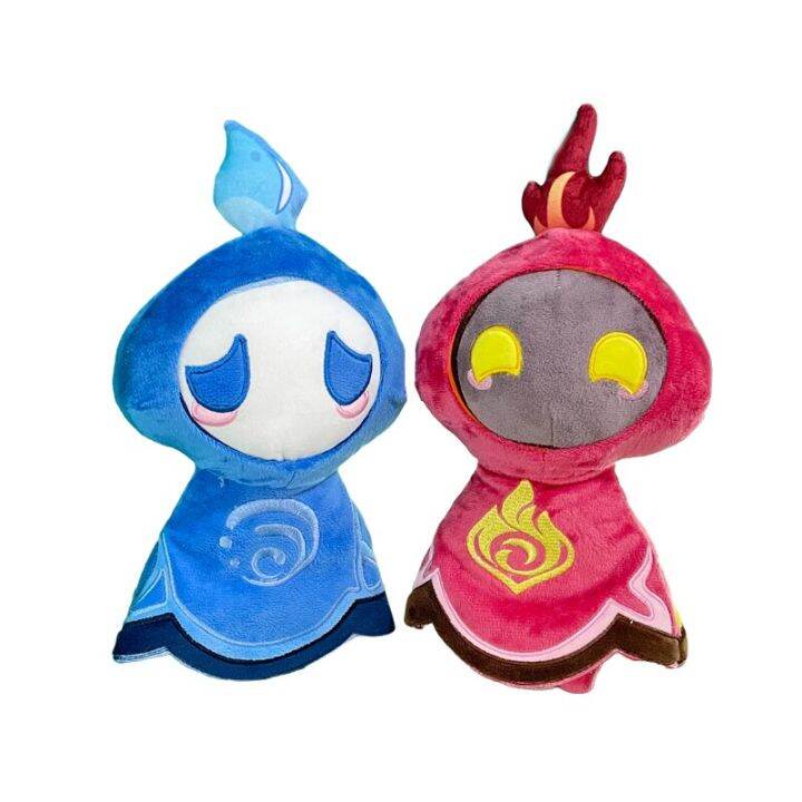 Game Genshin Impact Plush Toy Cartoon Abyss Mage Figure Plush Doll Fire ...