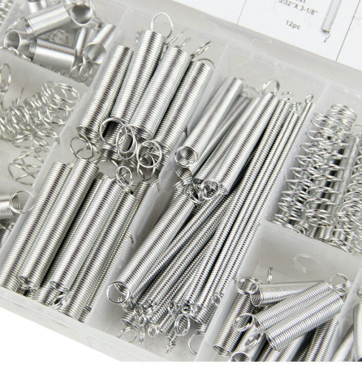 200PCS Spring Assortment Set 20 Specifications Zinc Plated Compression ...