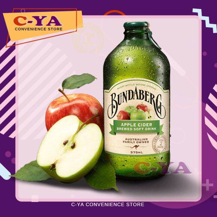 BUNDABERG Apple Cider Brewed Soft Drink 375ml | Lazada PH