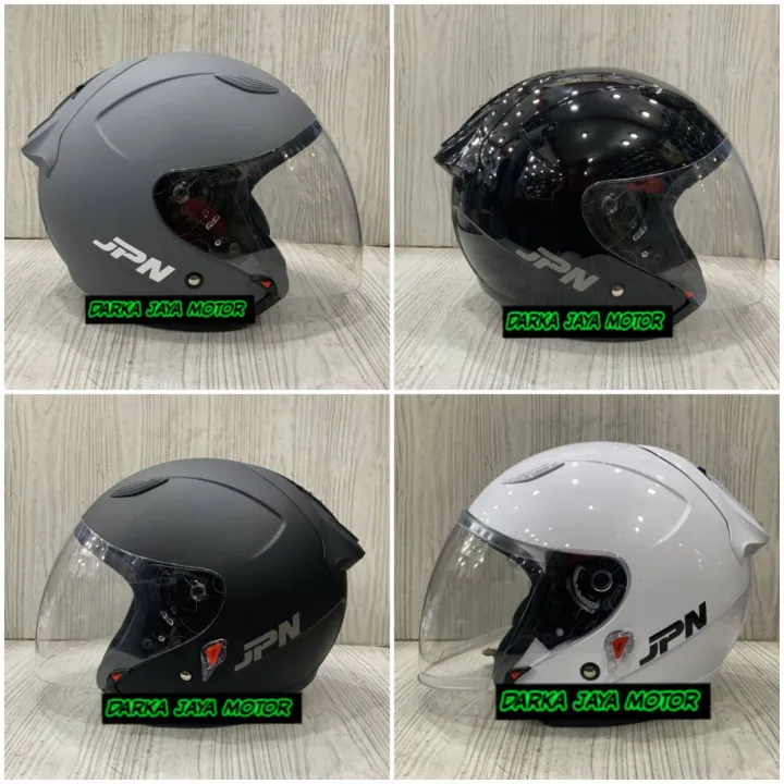 Helm Motor Half Face Standar JPN Original Sni Dewasa / HELM SNI Murah ...