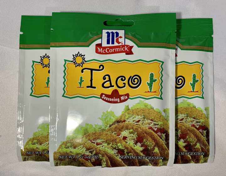 McCormick Taco Mix 40gx 3pcs | Lazada PH