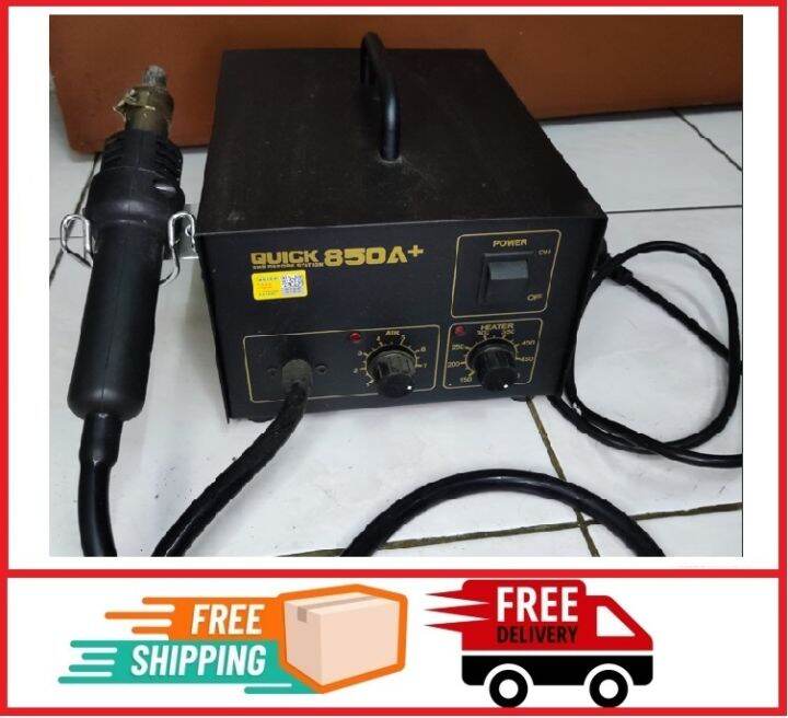 USED Quick 850A+ SMD Rework Station Air Dismantling Welding Hot Gun 快克 ...