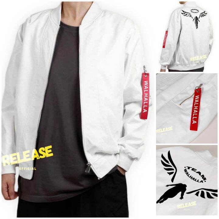 RELEASE - Bomber VALHALLA TOKYO REVENGERS TEAM WALHALLA GENG TOKYO ...