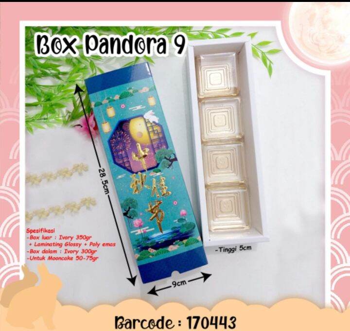 box pandora #9# kue bulan atau kue lainnya per buah | Lazada Indonesia
