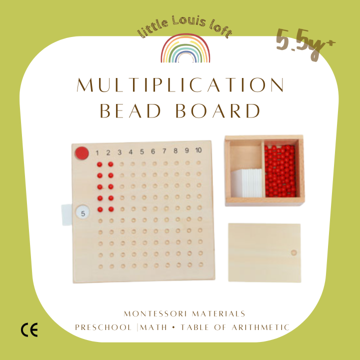 Littlelouisloft• Montessori Preschool • Multiplication Bead Board ...
