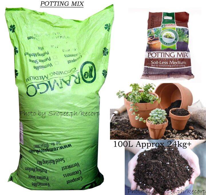 Soil-less Potting Mix 100L Approx 24kg+ | Lazada PH