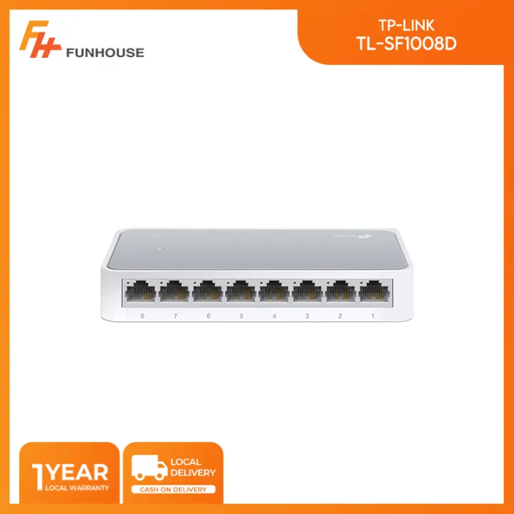 Tp-Link TL-SF1008D 8-Port 10/100Mbps Desktop Switch | Tp-Link Tplink ...