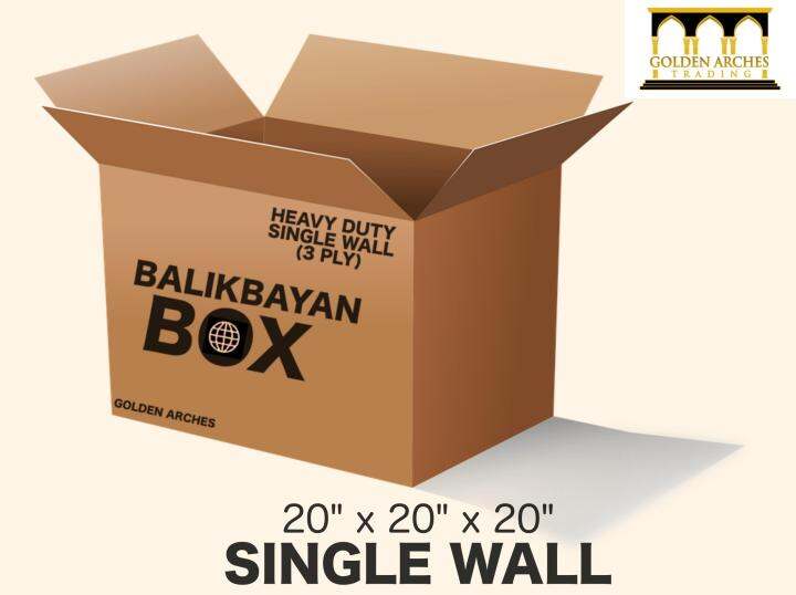 Golden Arches 3 PCS Heavy Duty 3-PLY Balikbayan Box (20 x 20 x 20 ...
