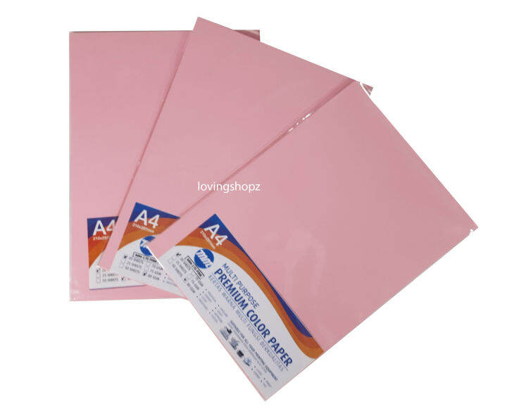 Kertas Spectra Pink/Kertas HVS A4 warna (kode 170) 20 lembar | Lazada ...