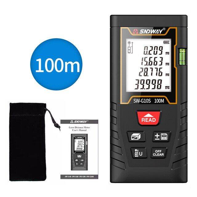 Sndway Auto Rangefinder Laser Indoor Distance Meter Measuring ...