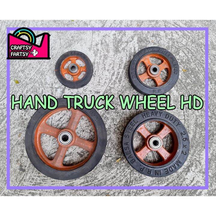 (PER PIECE) BAESA Hand Truck Wheel Heavy Duty/ High Quality Pushcart ...