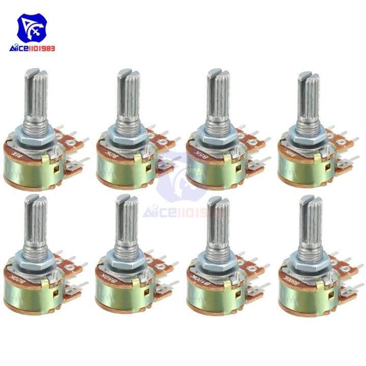 5 PCS/Lot Potentiometer Resistor 1K 2K 5K 10K 20K 50K 100K 500K Ohm ...