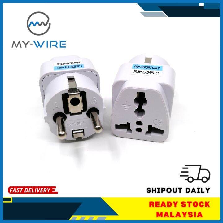 Travel Adapter Plug Type C Europe | Lazada