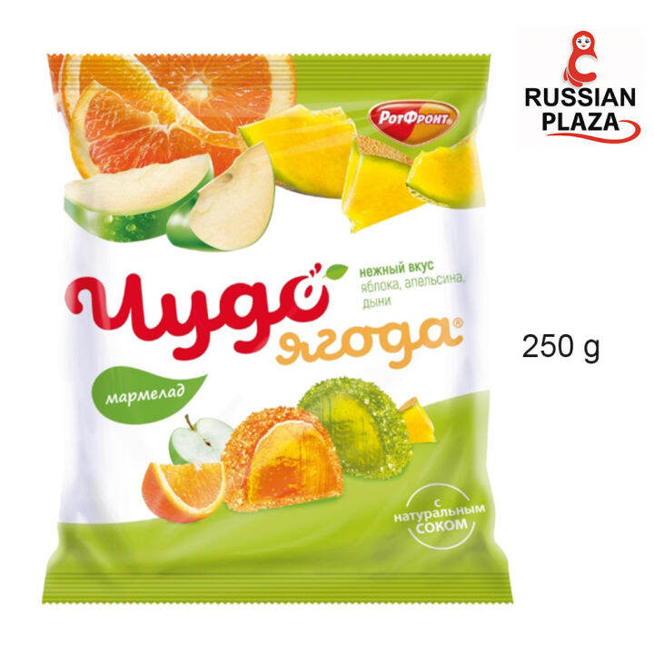 เยลลี่เบอร์รี่ Shuda Yagoda ขนาด 250 g / Рот Фронт Мармелад Чудо-ягода ...