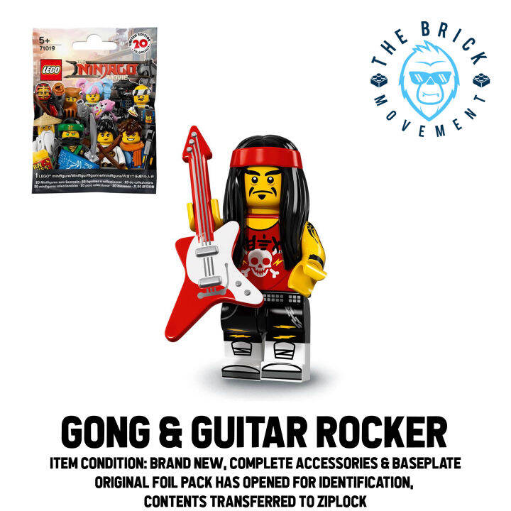 LEGO® Collectible Minifigure Series NINJAGO MOVIE: Gong & Guitar Rocker ...