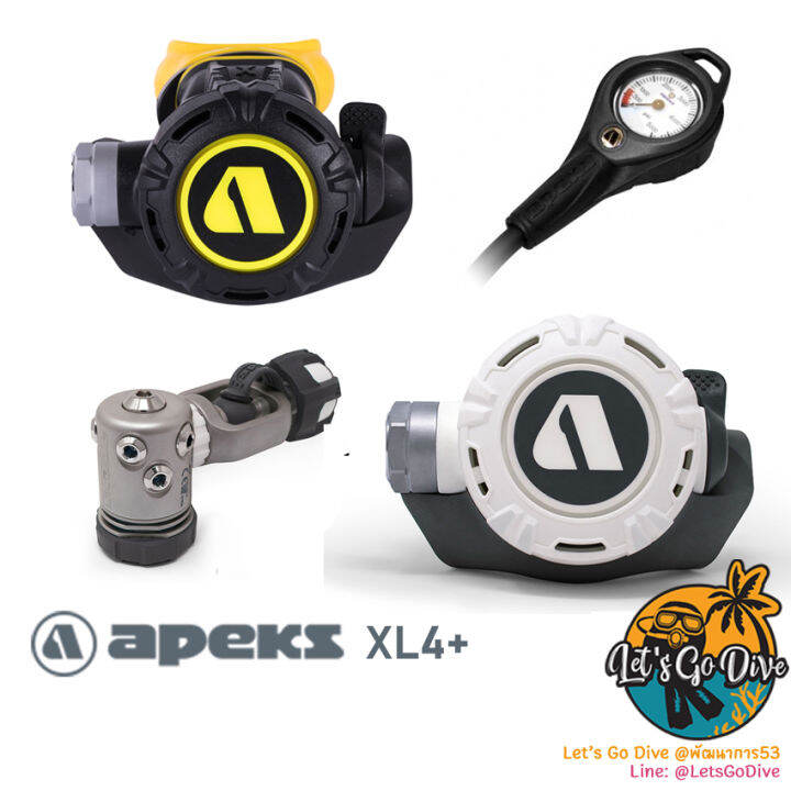 APEKS XL4+ set - Regulator Set - ชุดอุปกรณ์หายใจSCUBA - ชุดReg | Lazada ...
