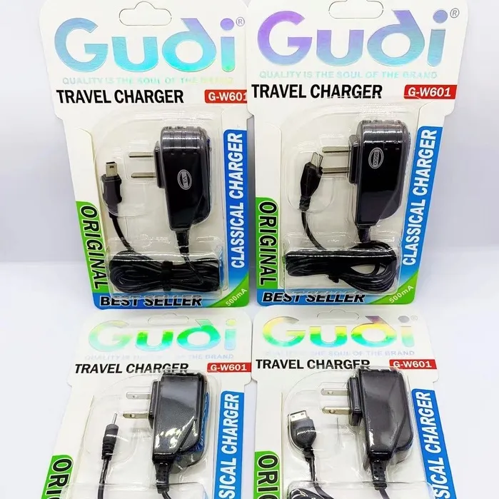 Gudi classical travel charger cheaper durable 4 models | Lazada PH