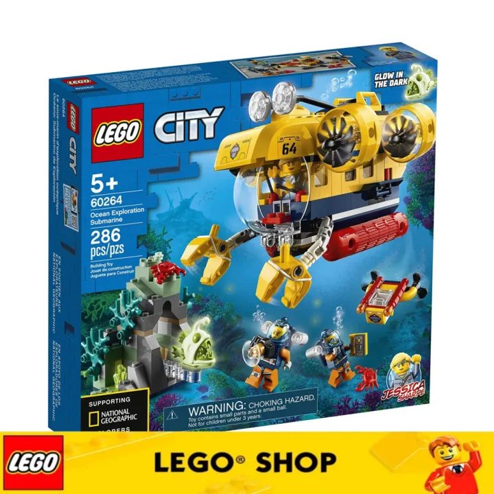 【Genuine license】 LEGO CITY Genuine City Ocean Exploration Submarine ...