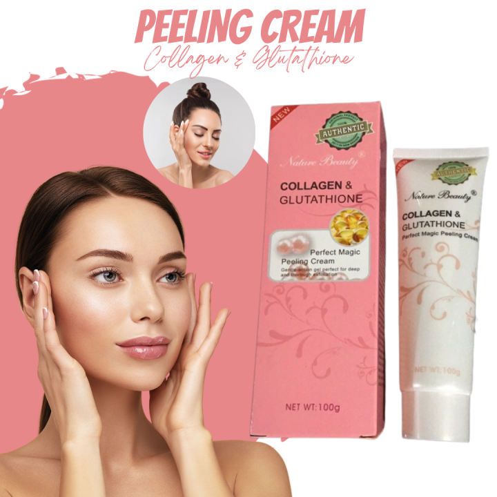 Original Nature Beauty Collagen and Glutathione peeling cream Gently ...