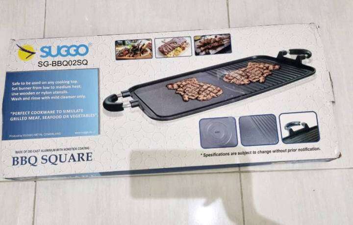 SUGGO BBQ Square Pan/Alat Panggang Multi Grill Pan | Lazada Indonesia