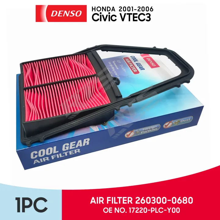 Denso Engine Air Filter Honda Civic VTEC3 2001 - 2006 260300-0680 ( OE ...