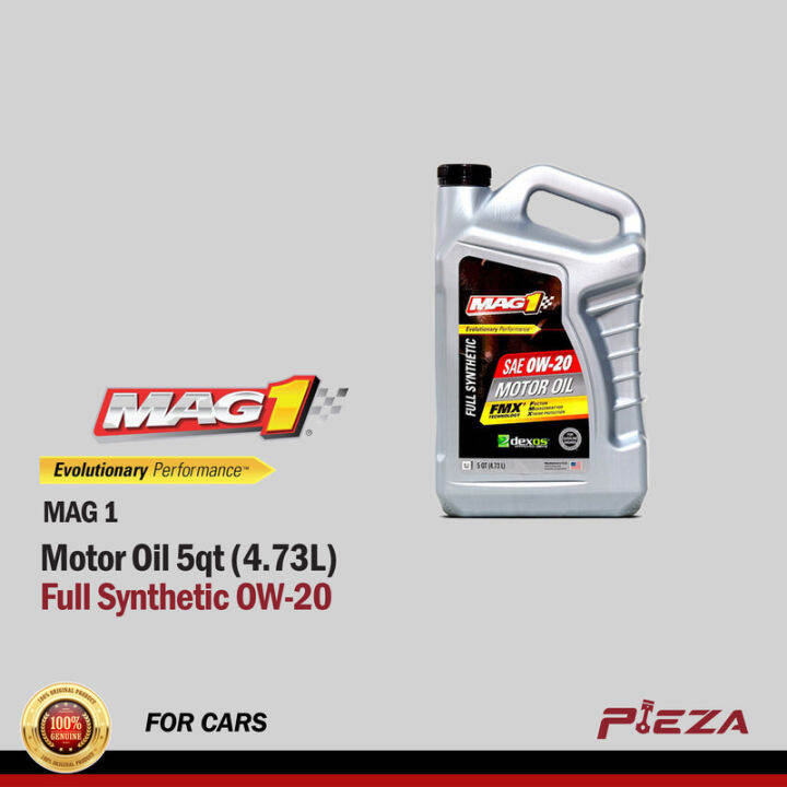 MAG 1 Full Synthetic 0W-20 Motor Oil 5 Quarts/4.73 Liters | Lazada PH