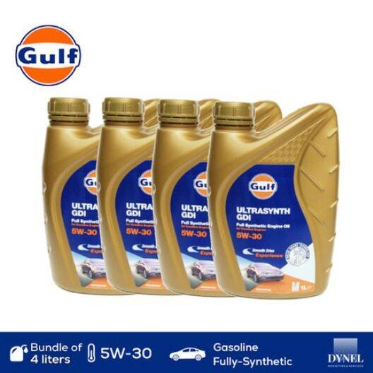 Change Oil Bundle - Gulf Ultrasynth GDI 5W-30 Fully-Synthetic Gasoline ...