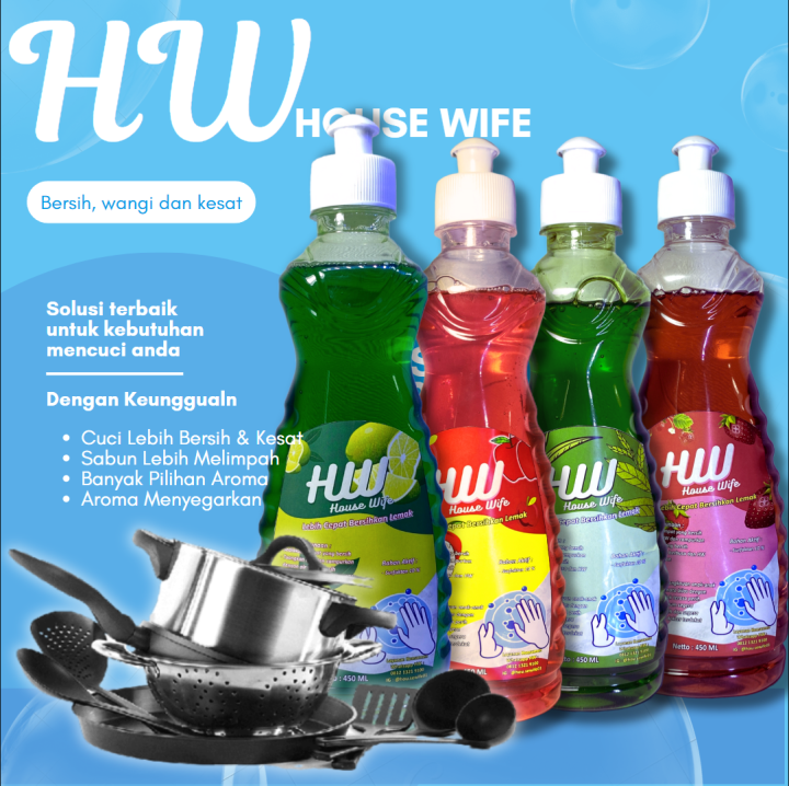 HW SABUN PENCUCI PIRING DENGAN AROMA MENYEGARKAN | SABUN CUCI PIRING ...