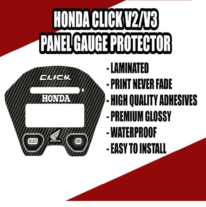 Honda Click Full Panel Gauge Protector / Motorcycle Accessories ...