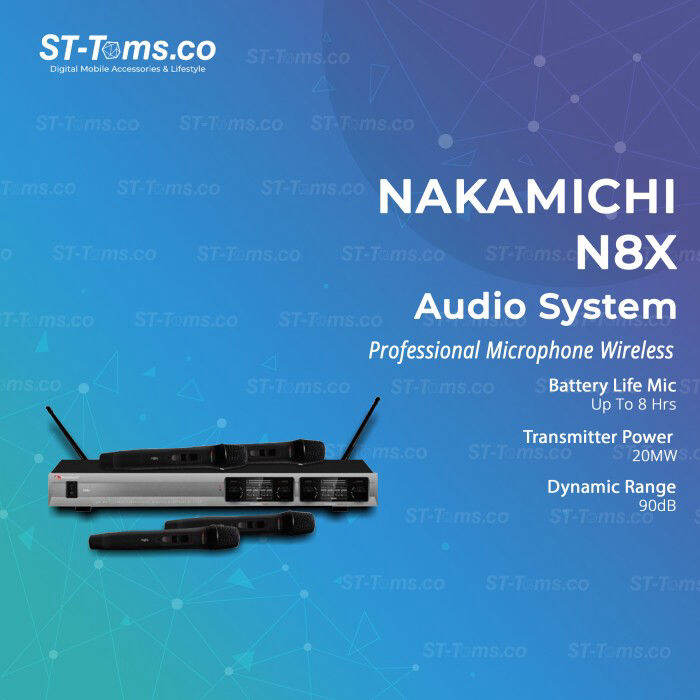 Nakamichi N8X 4Pcs Microphone Wireless | Lazada Indonesia