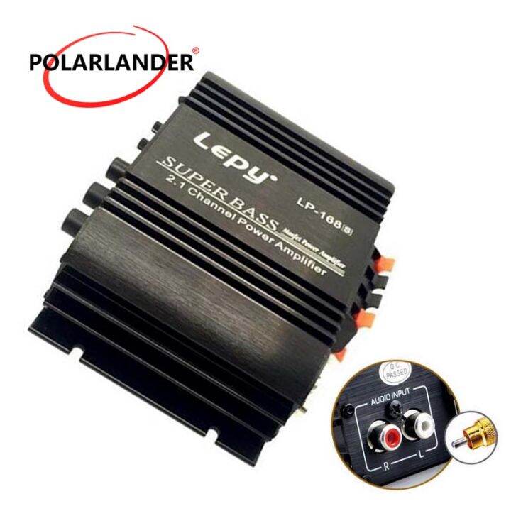 LEPY LP-168 12V Stereo Home Audio Car Motor Power Amplifier With 2x40W ...