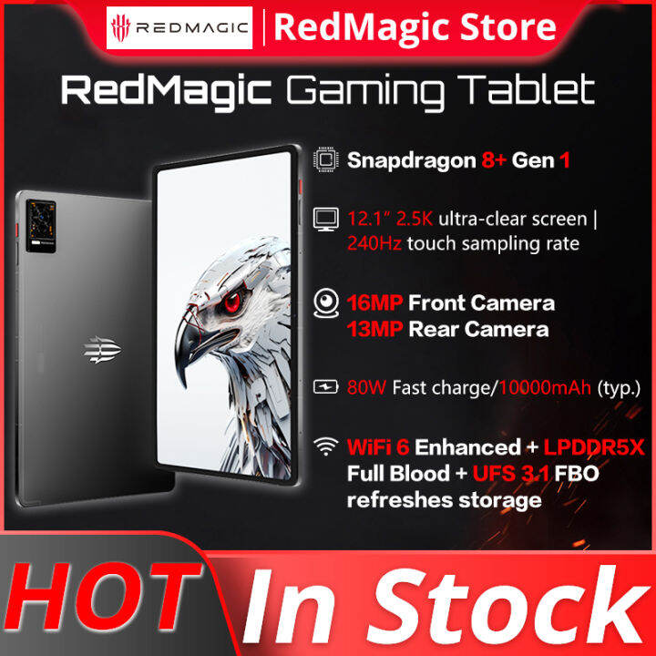 เวอร์ชั่นจีน RedMagic Pad 12GB RAM 256GB RAM 12.1 Snapdragon 8 + 16MP ...