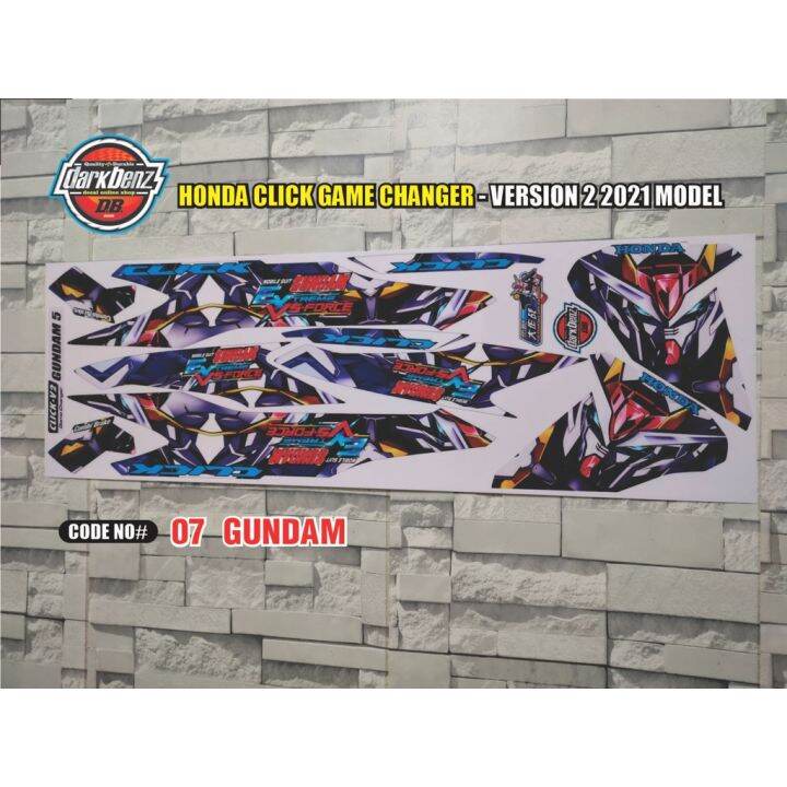 8 Best Anime Concept Decal Designs for Honda Click Game Changer Version ...