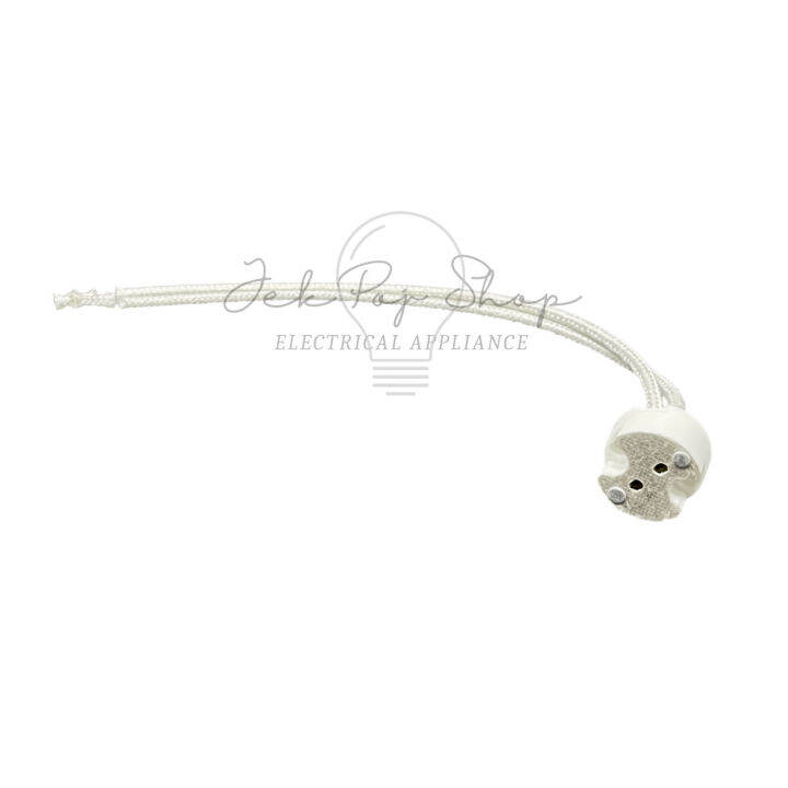 ขั้วหลอดฮาโลเจน MR16 GU4 GU5.3 ทรงกลม Halogen Socket ฐานซ็อกเก็ตเชื่อม ...
