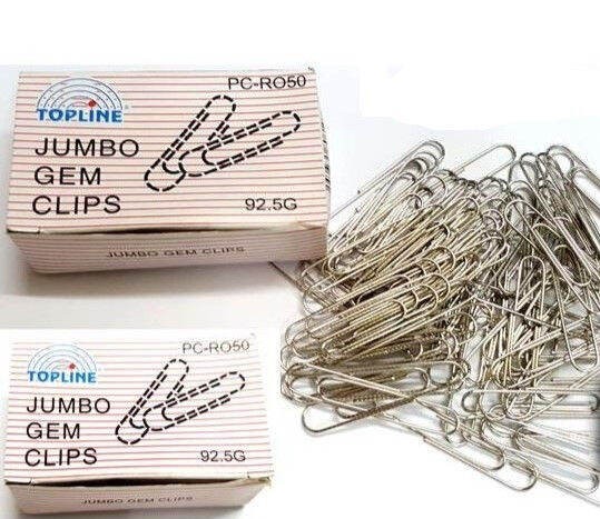 Topline PC-R050 Jumbo Gem Clips 50mm | Lazada