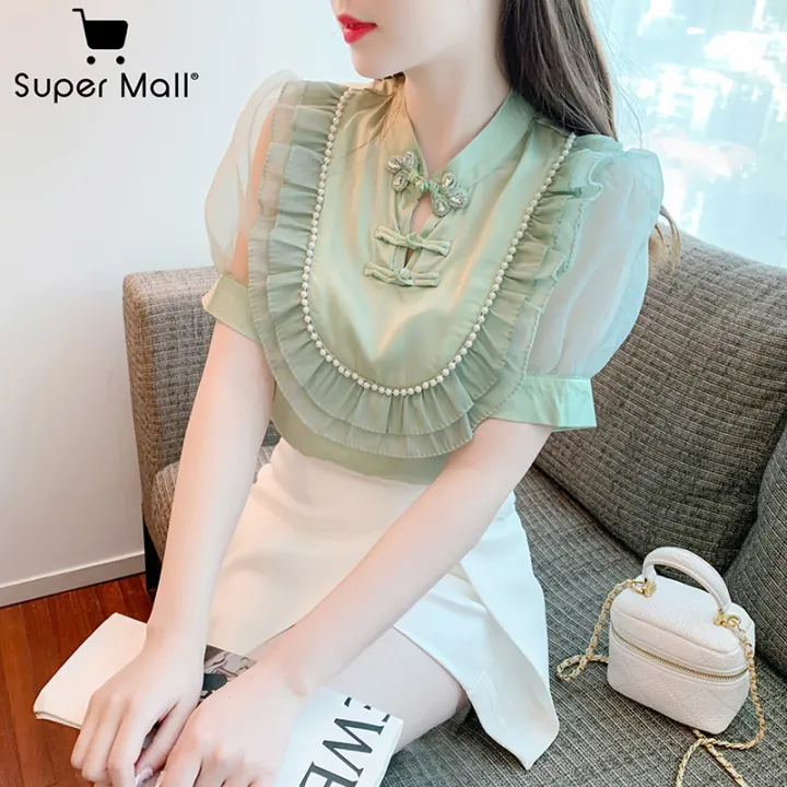 Super Mall New 2022 Summer Retro Niche Design Western Style Improved ...