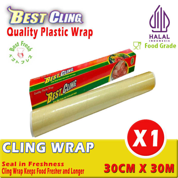 Plastik Cling | BEST CLING PLASTIC WRAP 30 Cm x 30 M / PLASTIK MAKANAN ...
