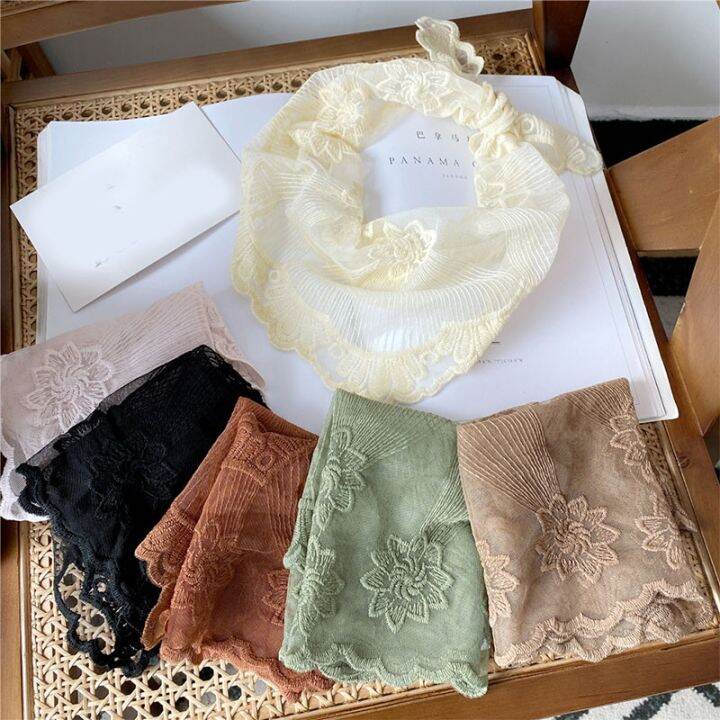 Floral Lace Handkerchief | Lazada.co.th