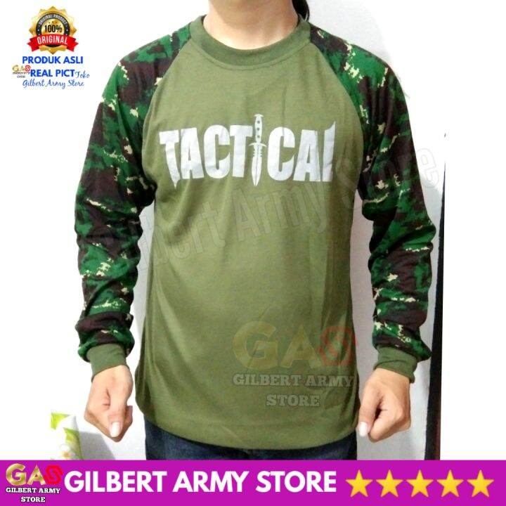 GILBERT ARMY STORE Kaos Loreng Pria Reglan Lengan Panjang Camo Gambar ... GILBERT ARMY STORE Kaos Loreng Pria Reglan Lengan Panjang Camo Gambar ...