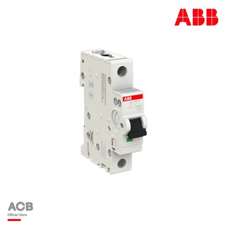 คุณภาพดีเยี่ยม ABB - S201M-C40 ลูกย่อยเซอร์กิตเบรกเกอร์ 40 แอมป์ 1 โพล 10 kA (IEC 60898-1) มี ...