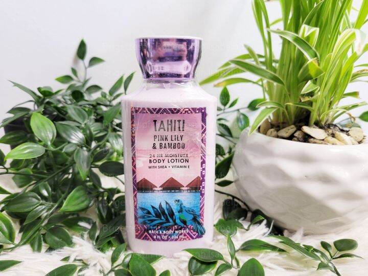Bath And Body Works Tahiti Pink Lily And Bamboo Body Lotion 236ml Lazada Ph