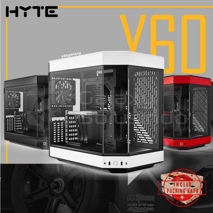 HYTE Y60 Premium Tempered Glass E-ATX Mid-Tower Gaming Case | Lazada ...