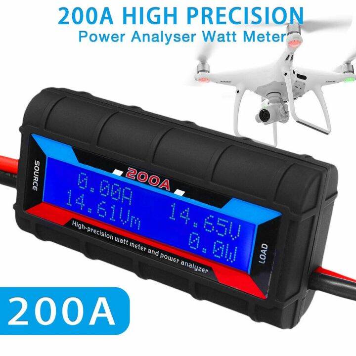 LCD Power Meter Power Analyzer Black LCD Monitor Volt Ampere Power ...
