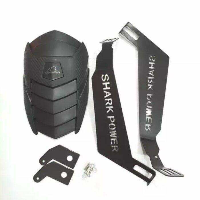 mudguard shark power New mudguard belakang Shark power Yamaha Vixion ...
