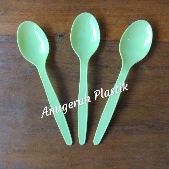 Sendok Makan Hijau Muda Merek FIM HARGA 3.000 PCS. | Lazada Indonesia